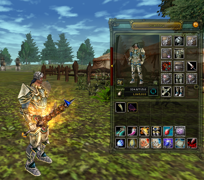 Knight Online Oreads 83 level 7 KHANJAR SHELL SET OLD TAKI SET