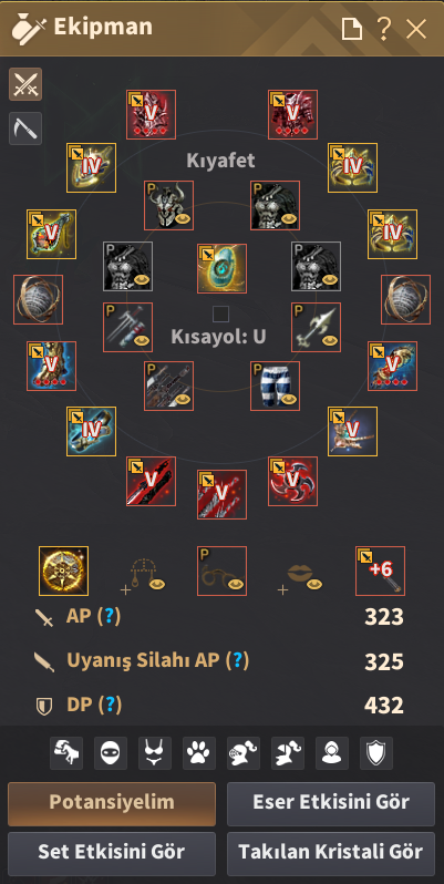 Black Desert Online Türkiye/MENA Bölgesi PEN DEBO/5X DEBO SET 755 GS