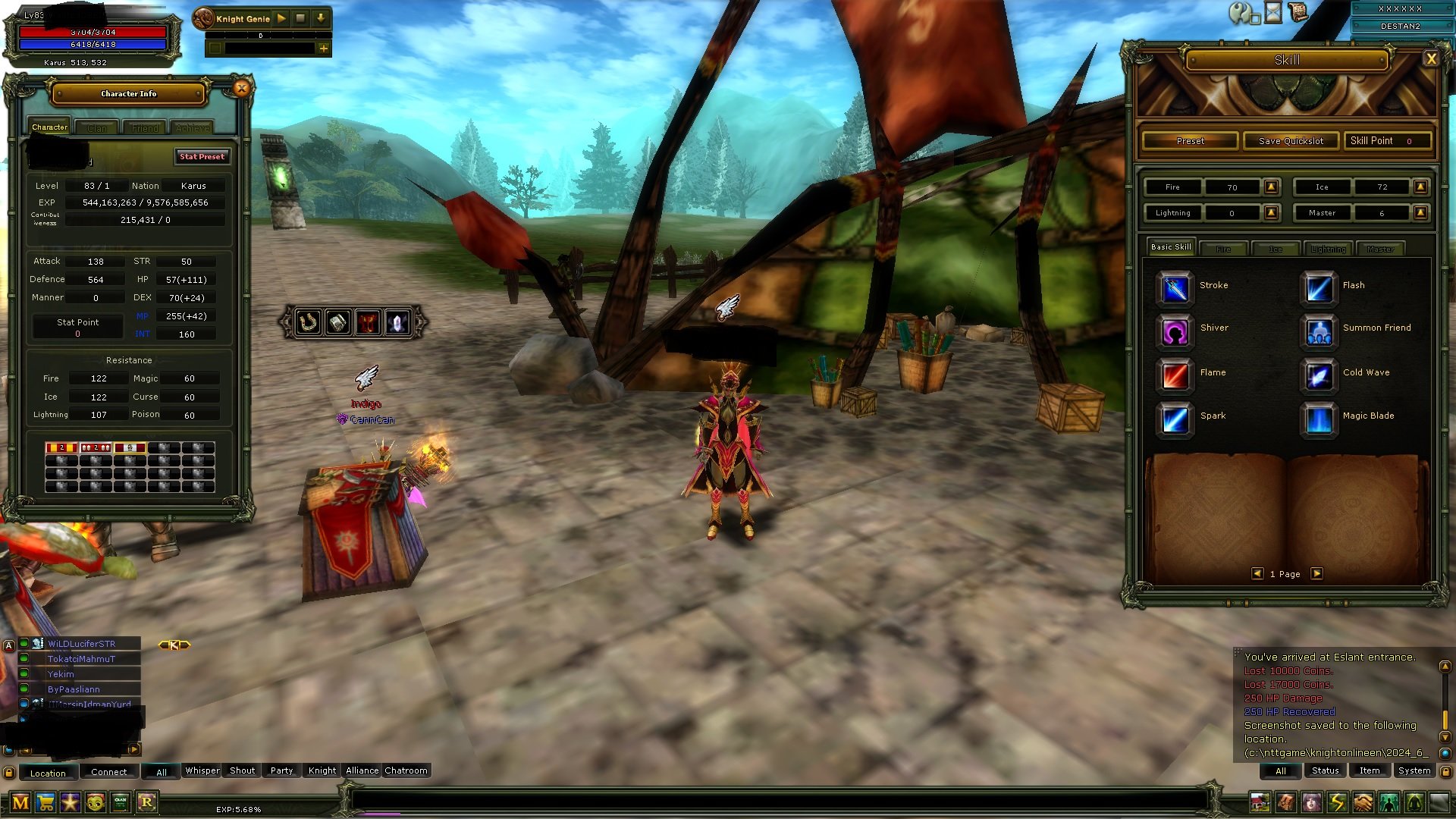 Knight Online Destan 83/1 Mage (QUEST STAFF REBIRTH 8)