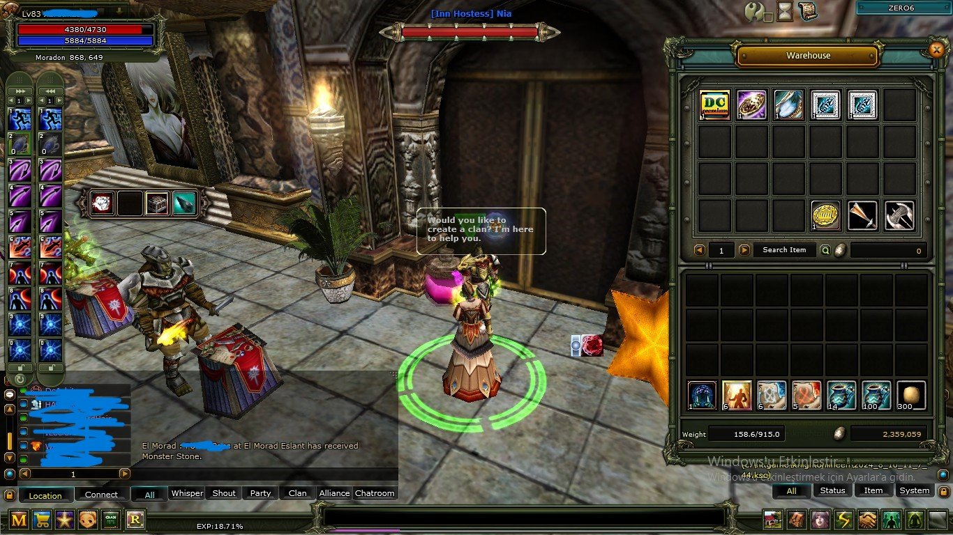 Knight Online Zero 83/7 8 FS 8 SHARD MYTHRİL COC JUDİ 1 VS.. DETAYLA