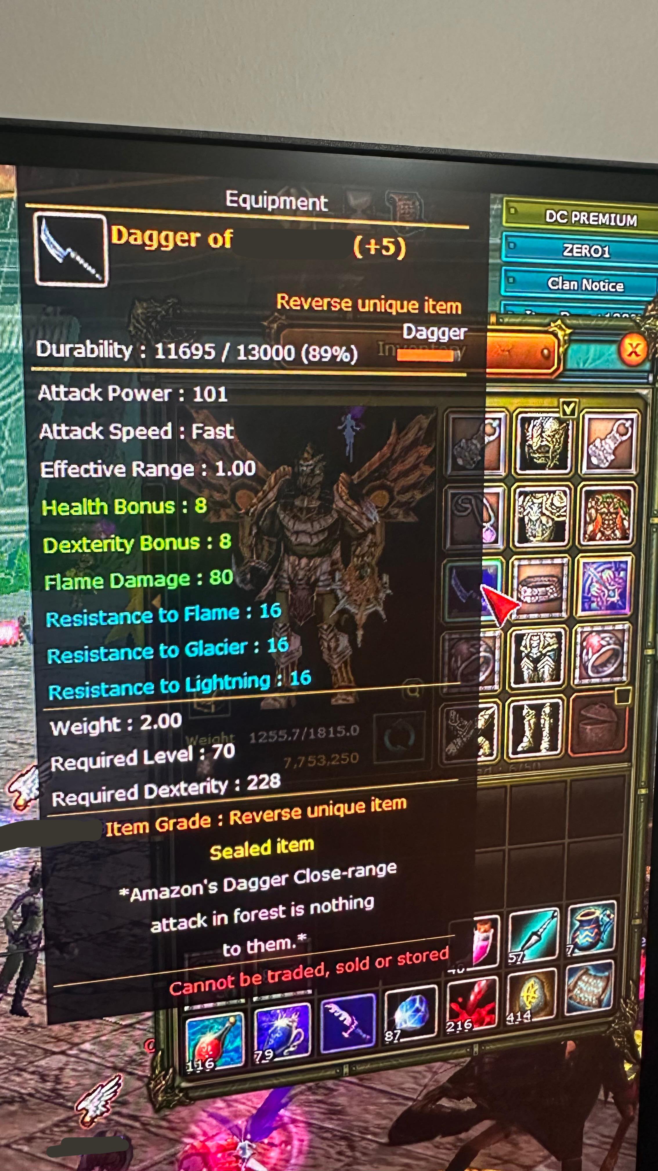 Knight Online Zero REB 5 QUEST FS ve 0 QUEST FS VAR. 83/2 % 30 TÜM G