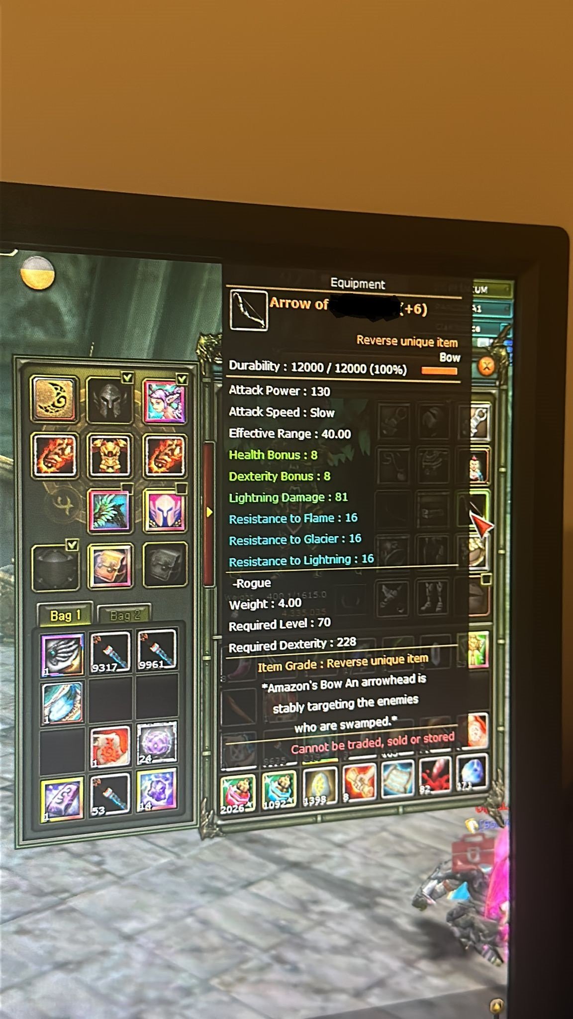 Knight Online Pandora 6 REB QUEST BOWLU % 80 83/2 ROGUE