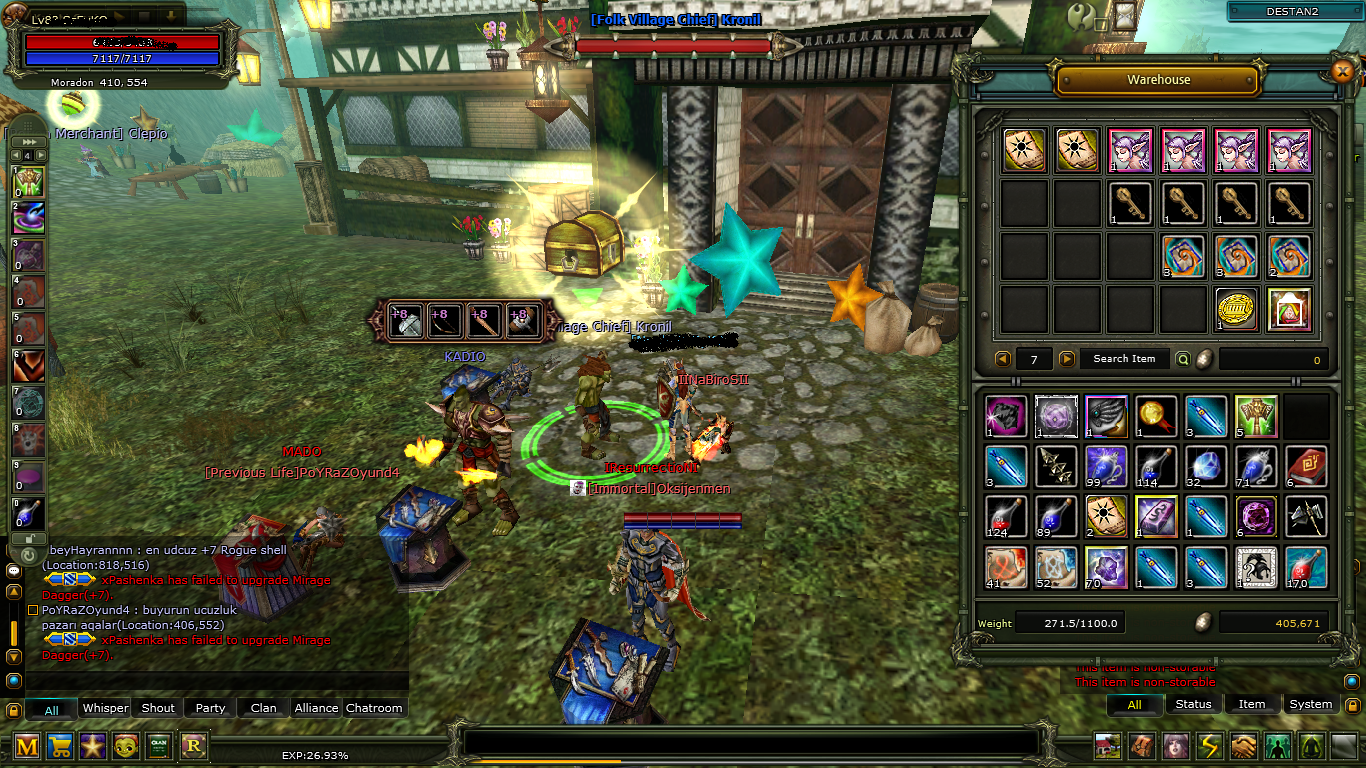 Knight Online Destan DESTAN 83 PRİ FULL FULL PUS 7 TRİAL SET