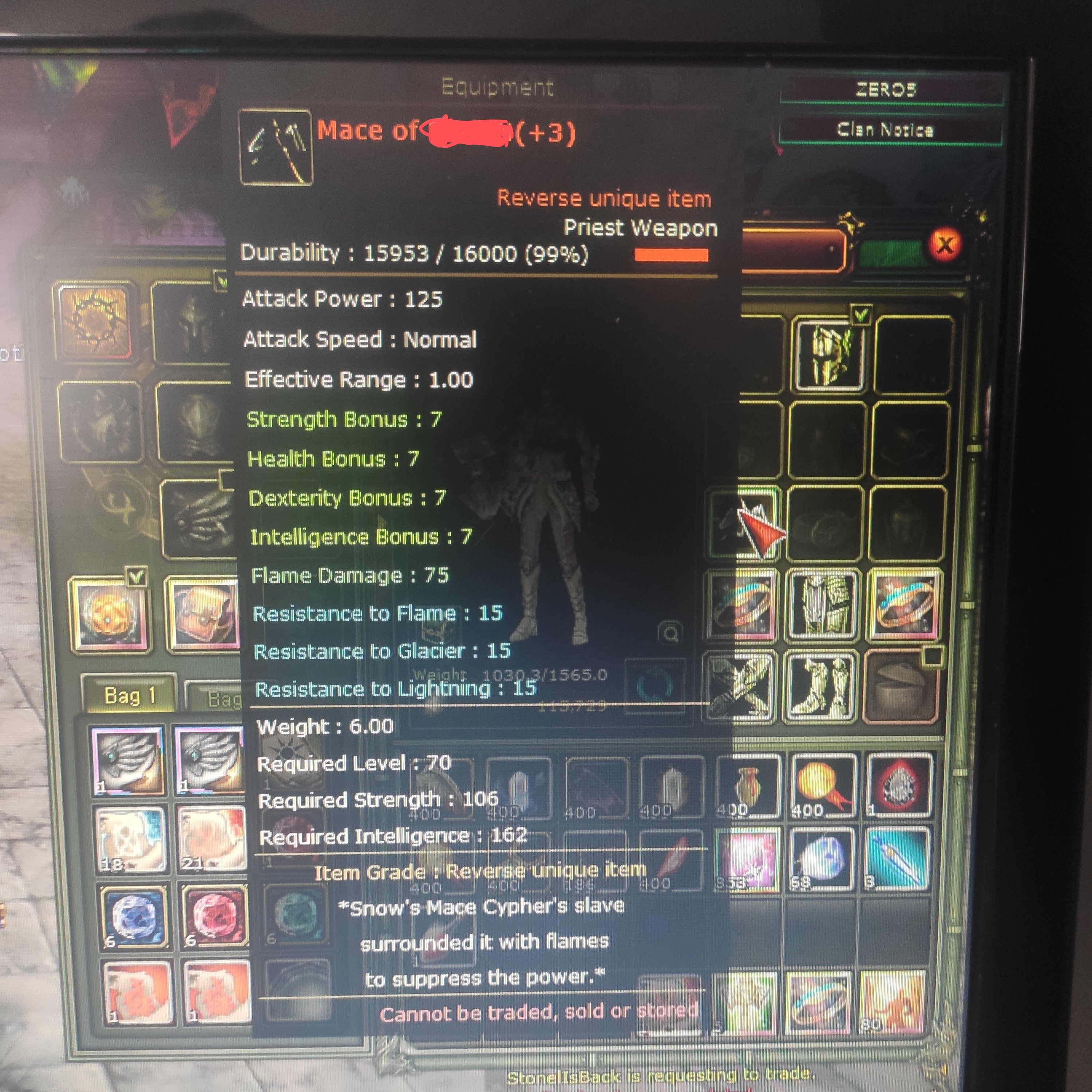 Knight Online Zero Reb 3 Quest Mace 80 Lvl Karus Priest