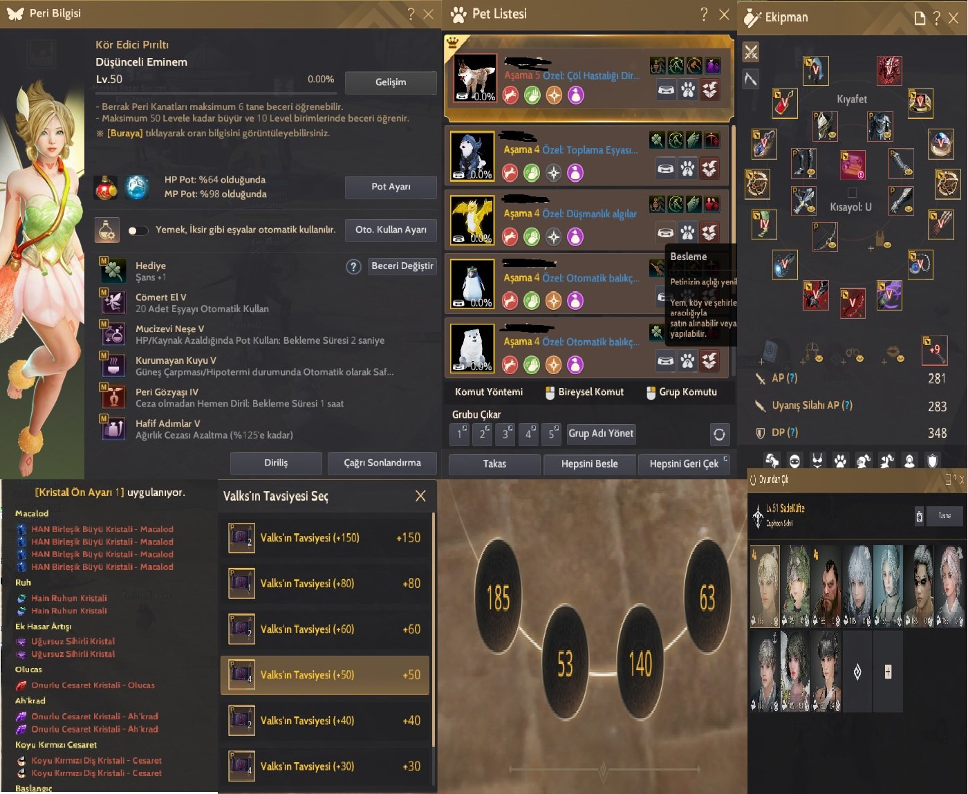 Black Desert Online Türkiye/MENA Bölgesi 630 GS FULL P2W GELİŞİM BAŞL