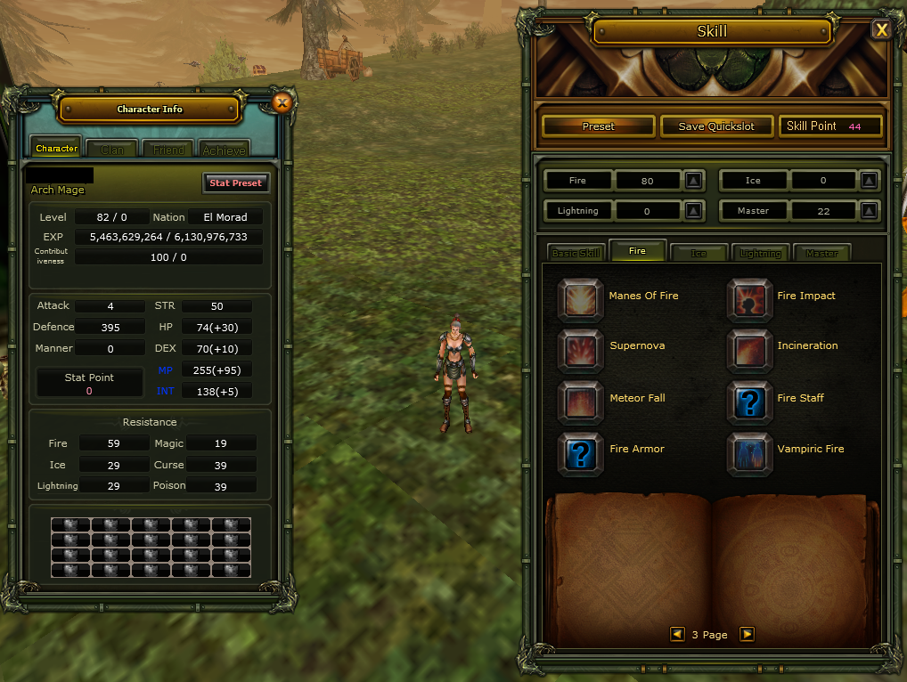 Knight Online Destan 82 Level Human Mage | 020. Char