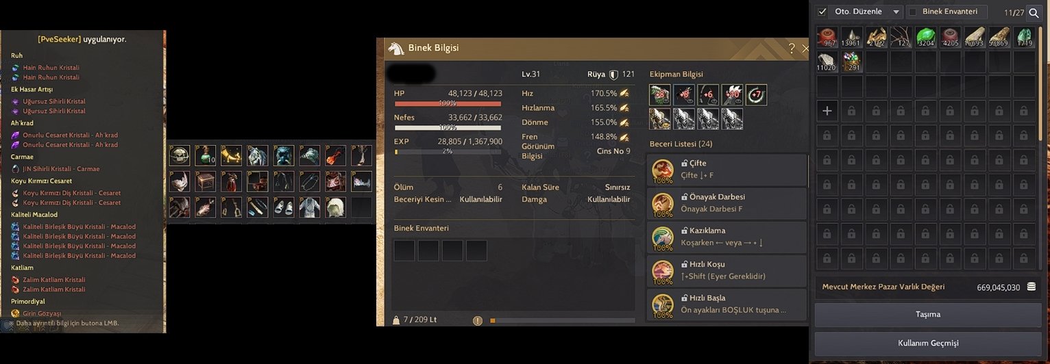 Black Desert Online Türkiye/MENA Bölgesi 64 LWL MUSA X3 PEN BS , X5