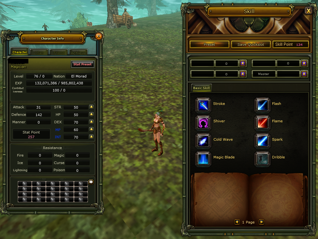 Knight Online Destan 76 Level Human Mage | 026. Char