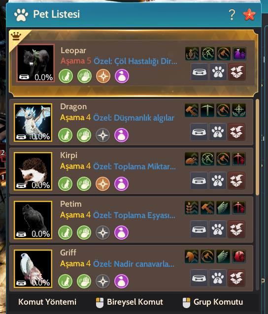 Black Desert Online Türkiye/MENA Bölgesi 715 GS FUL PERİ PET