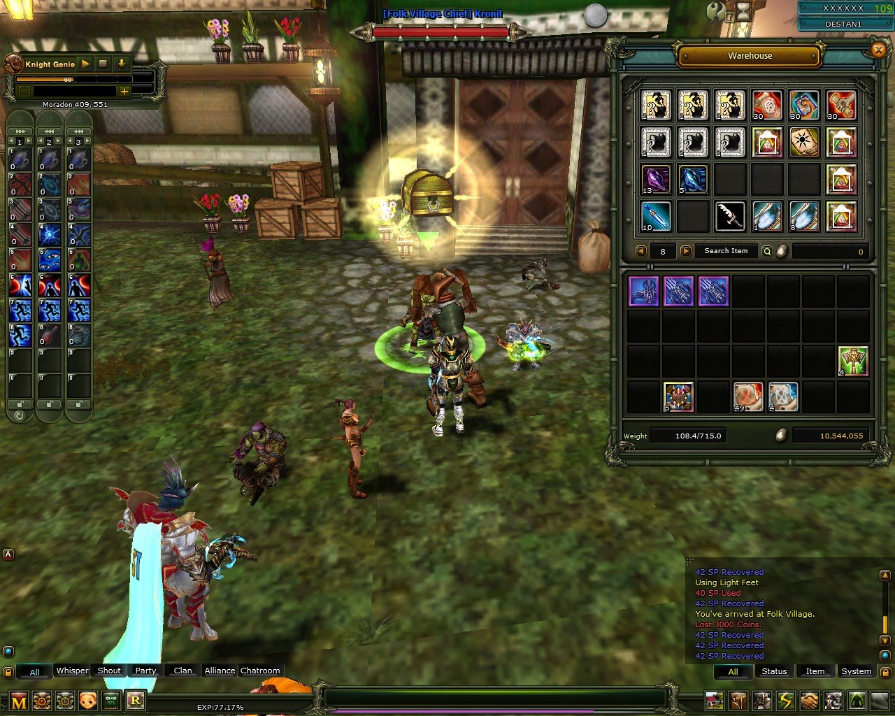 Knight Online Destan 83REB10 | 9 MYTHRİL BOTLU | HUMAN ROGUE