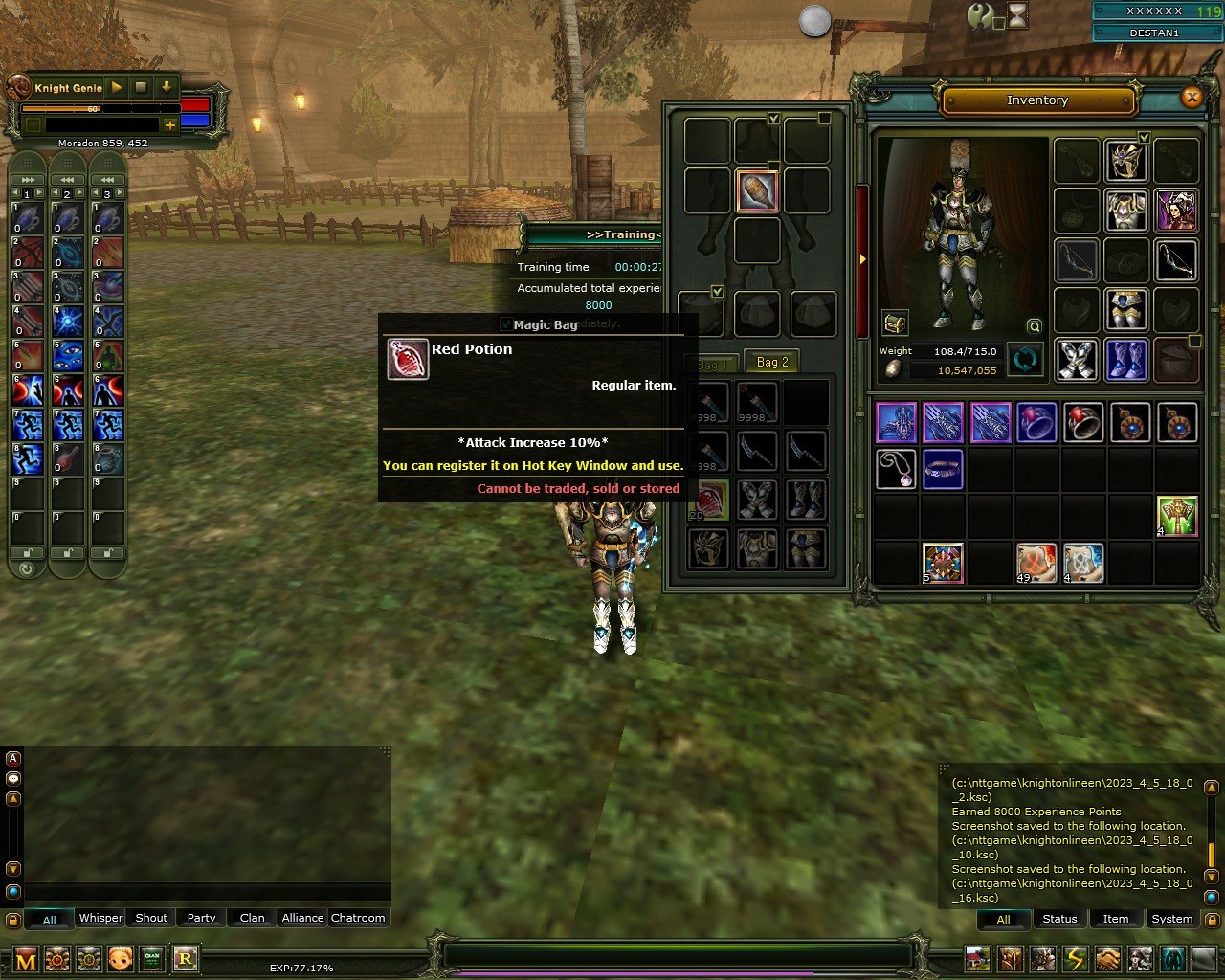 Knight Online Destan 83REB10 | 9 MYTHRİL BOTLU | HUMAN ROGUE