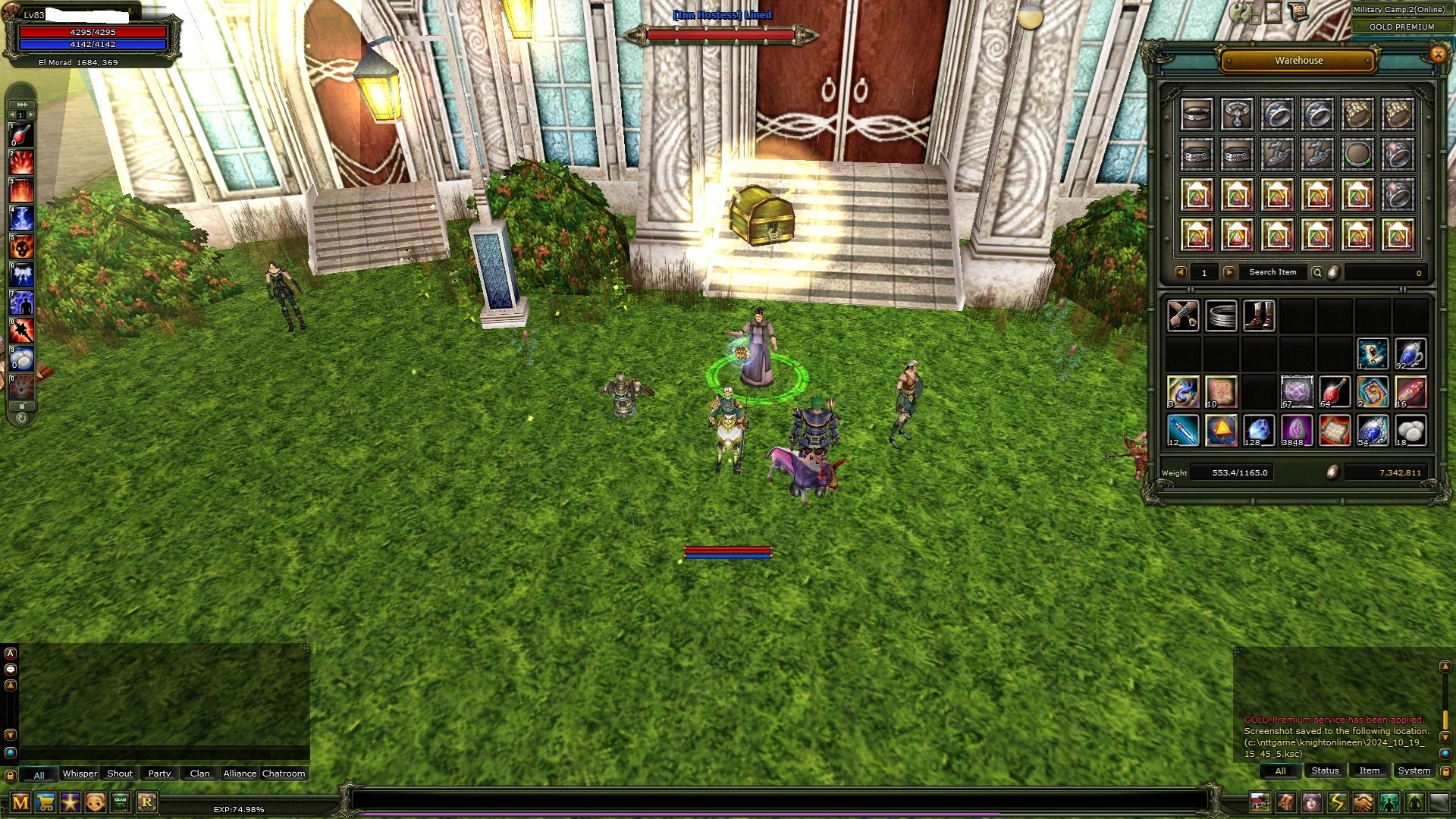 Knight Online Zero 83/4 7 QUEST MAGE