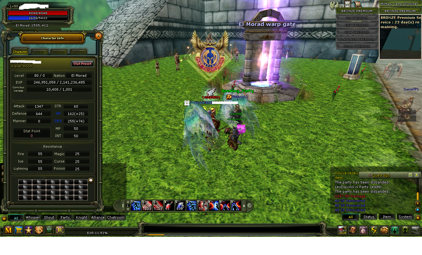 Knight Online Zero Zero 81 human kız okçu