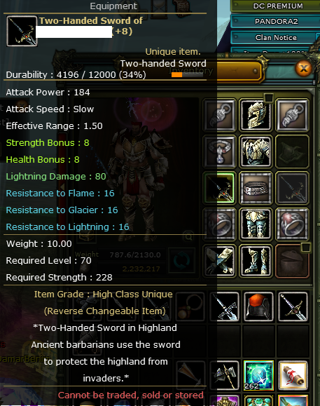 Knight Online Pandora Pandora 8 quest mirage swordlu 74 level warrior