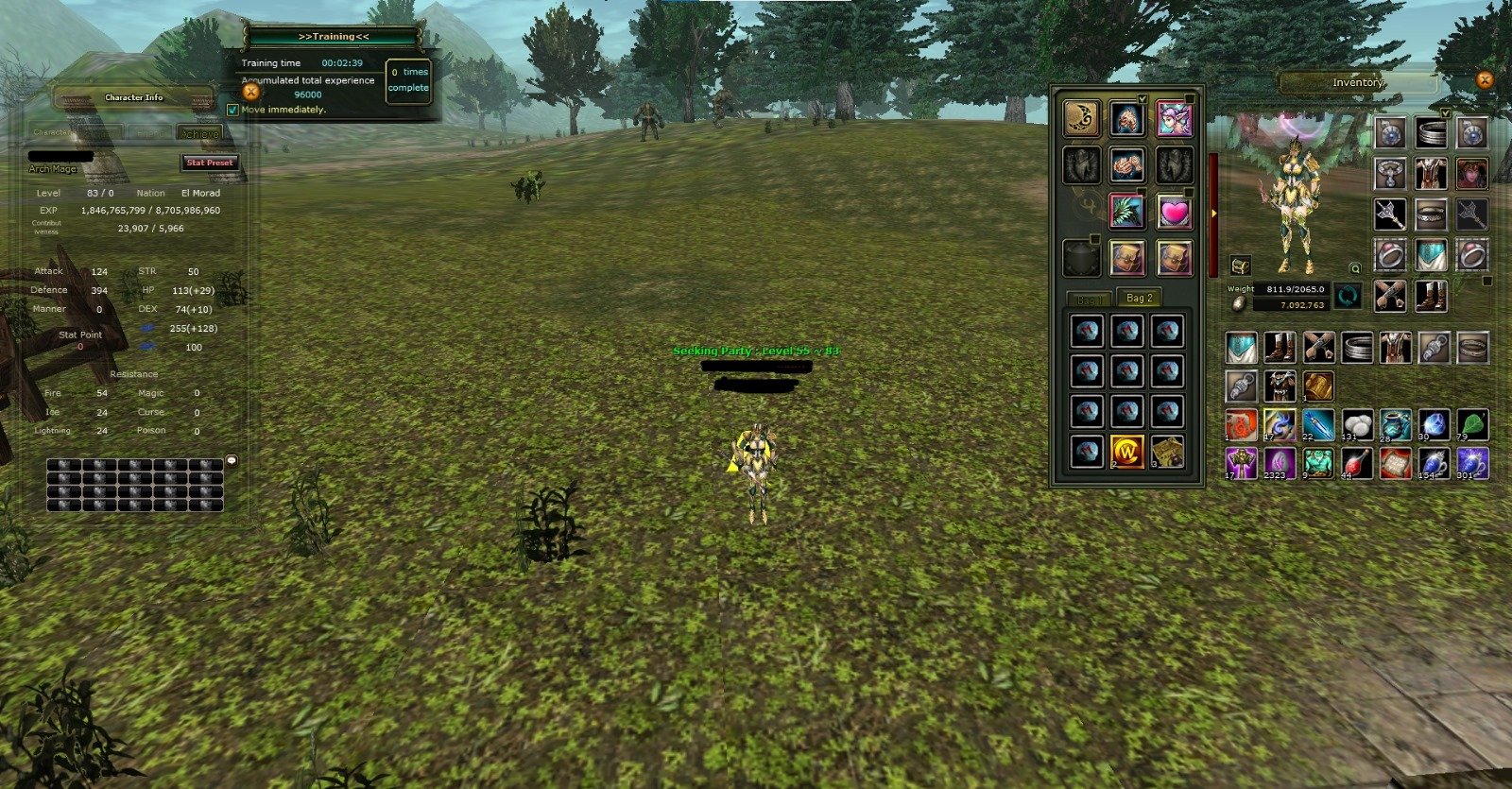 Knight Online Zero 83 LV 7 QUEST STAFF HUMAN MAGE