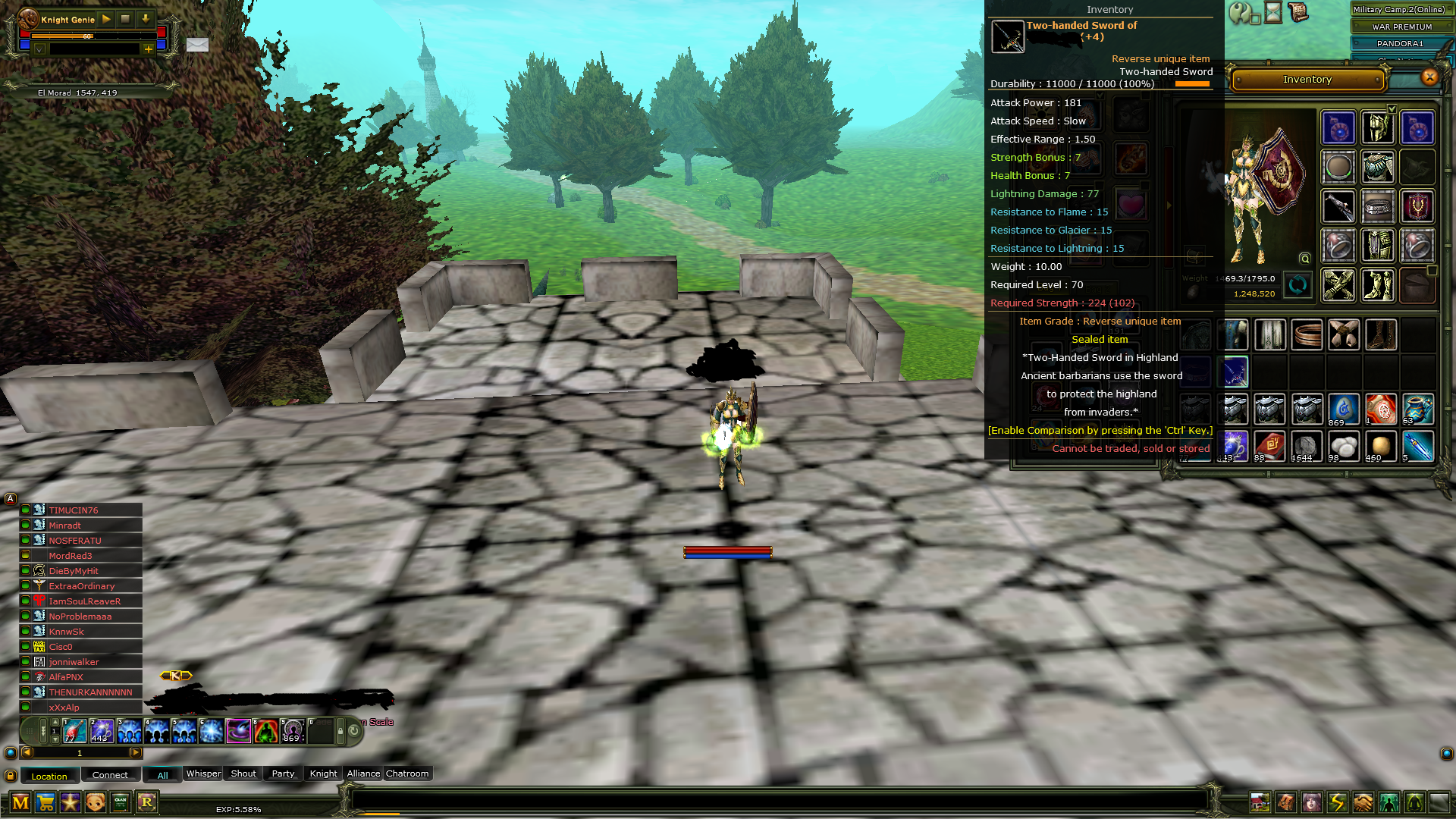 Knight Online Pandora REB 4 QUEST MS'Lİ 83 PRİEST