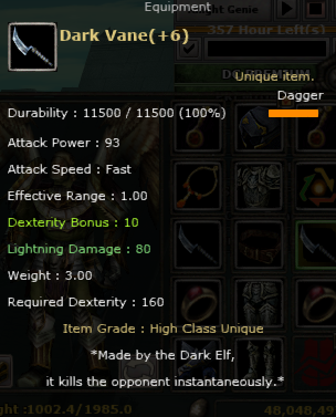 Knight PVP ForgottenKO DARK VANE 6