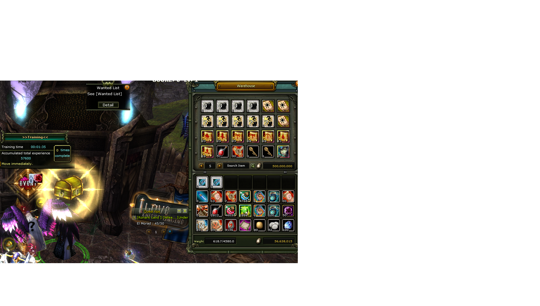 Knight Online Dryads 13 REB QUEST MS'Lİ 83/7 WARRİOR