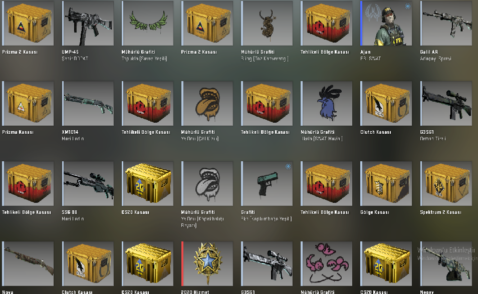 Cs Go Account Hesap 11 MAADALYALI RUSTLI 150 CS GO ENVANTERLİ 850 TL S