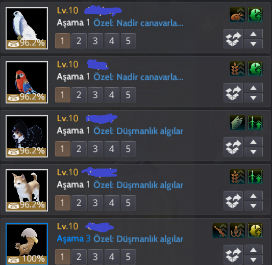Black Desert Online Türkiye/MENA Bölgesi Doom, 249 kutum, 61 level dk