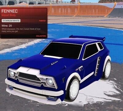 Rocket League Item PC TITANIUM WHITE FENNEC