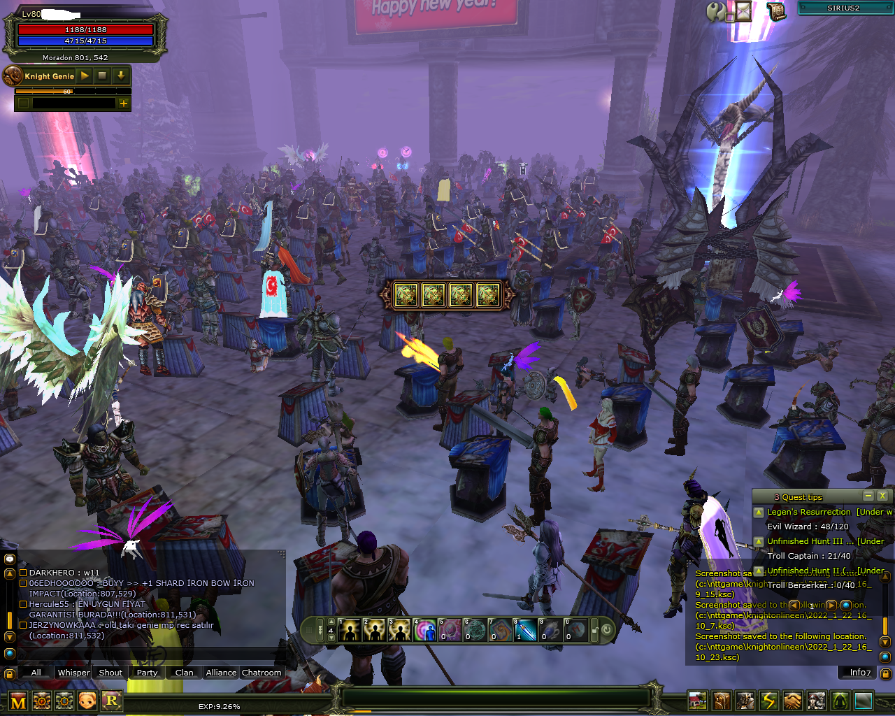 Knight Online Sirius Usko 80 level Priest