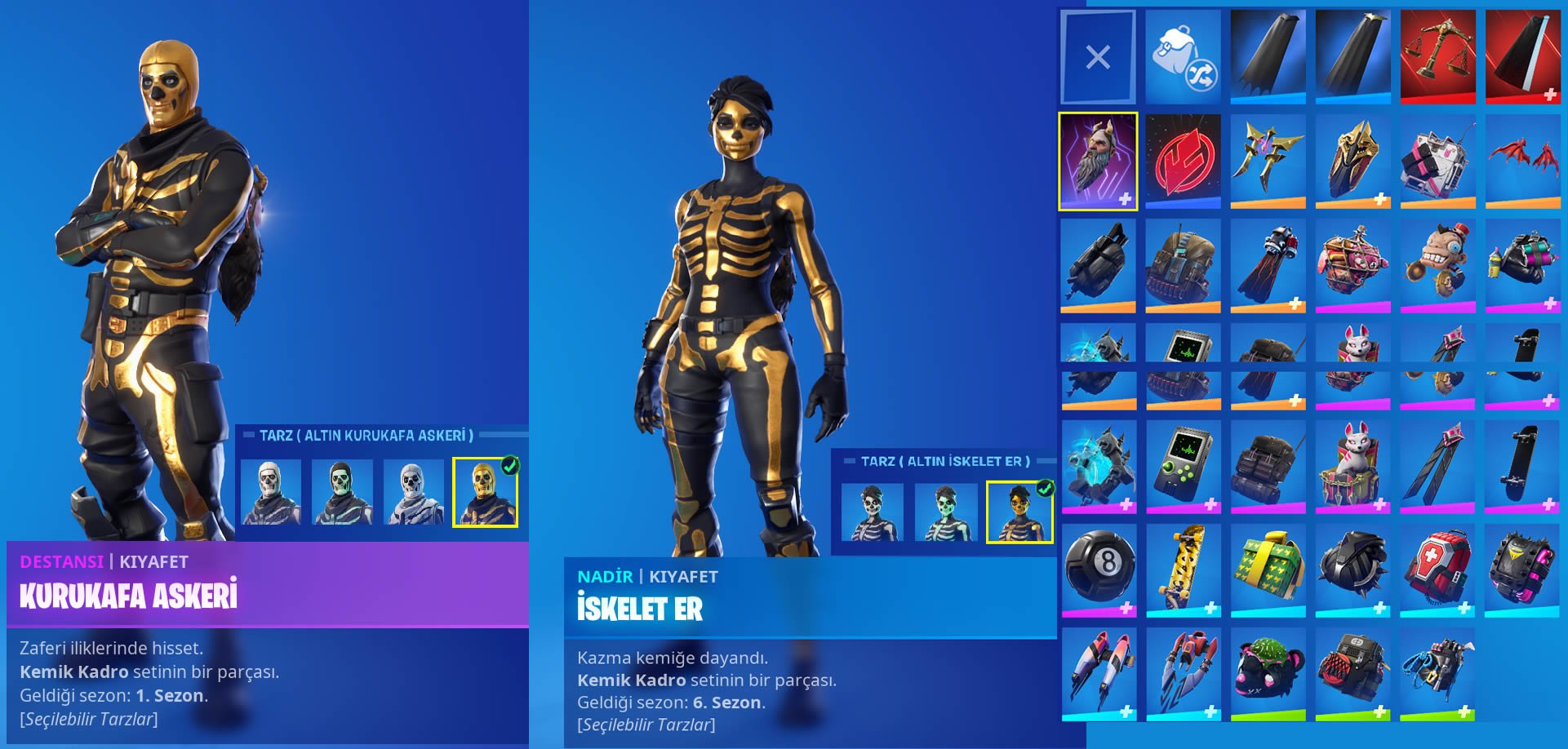 Fortnite Account Hesap 106 Oyun Fortnie 33 Karakter 1955VP Ghoul Troop