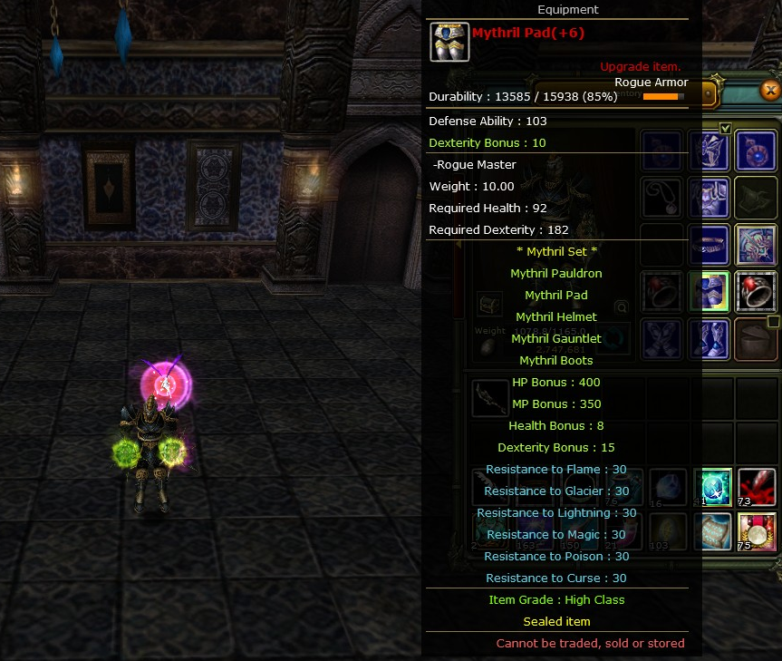 Knight Online Sirius 83 Lw Asas Puss&DC PRE&Peri 4x Mythril Quest 7 v