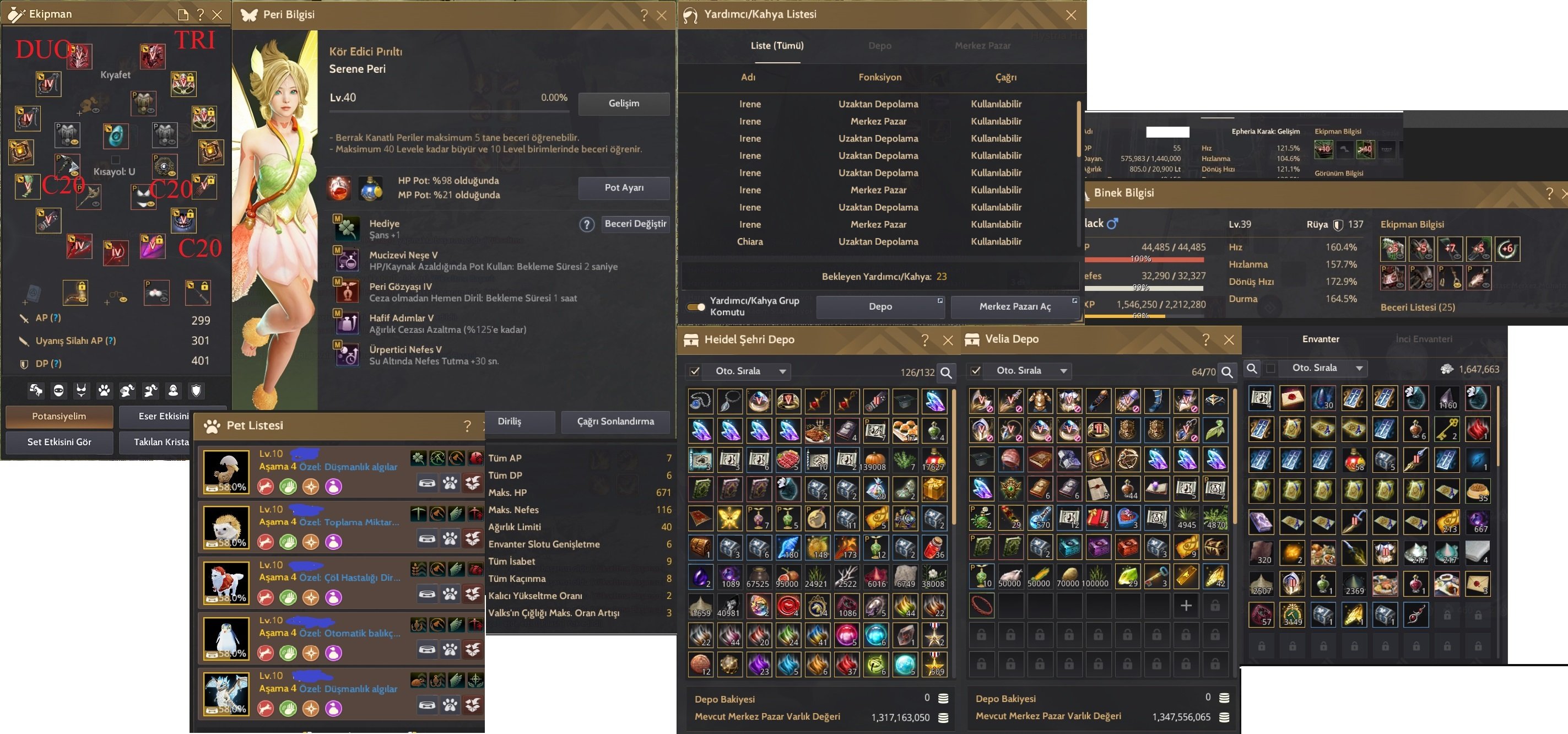 Black Desert Online Türkiye/MENA Bölgesi 701 GS 64 Level Guardian / C