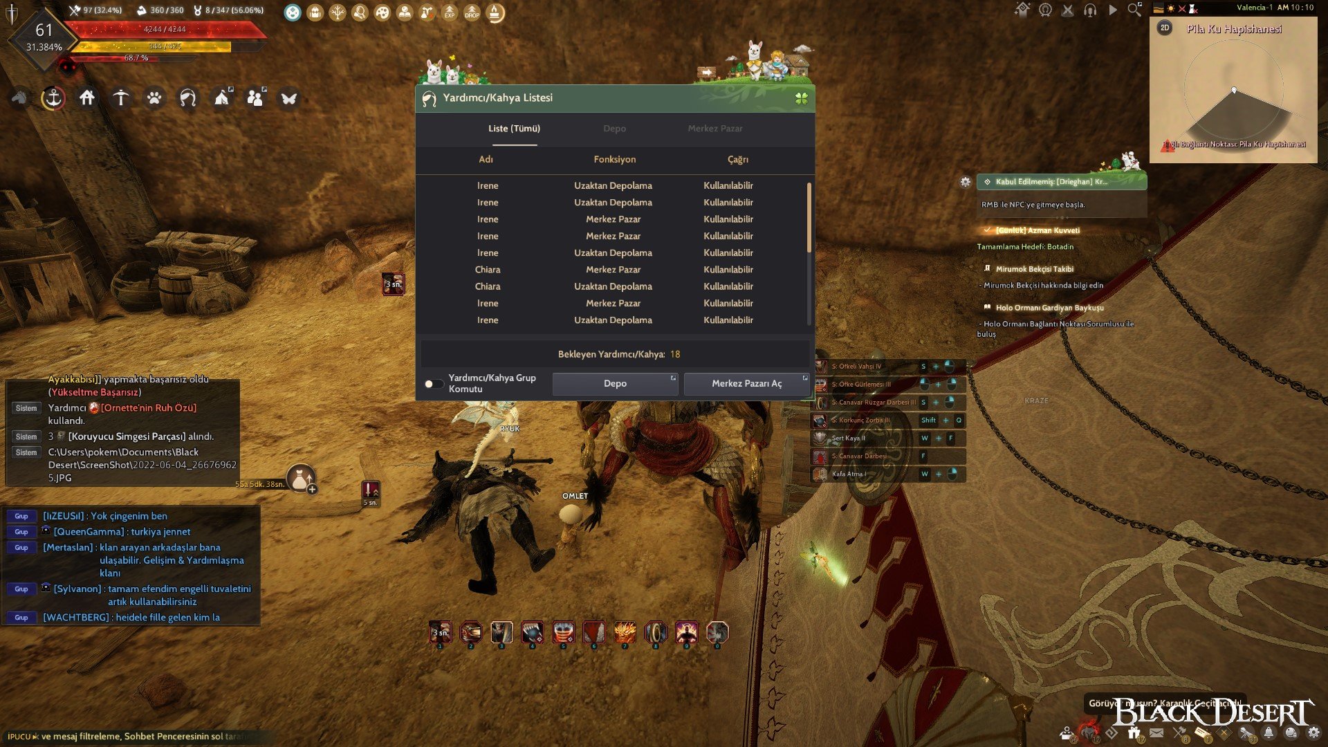 Black Desert Online Türkiye/MENA Bölgesi OYUNU BIRAKIYORUM BDO CLIENT