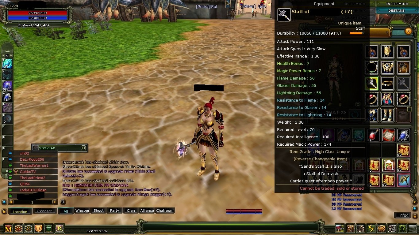 Knight Online Destan 7 quest li 7 ron setli 4 nova açık mage