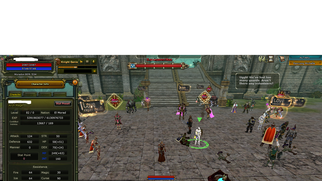 Knight Online Altar 82 % 88 7 QUESTLİ HUMAN MAGE