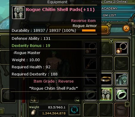 Knight PVP KO4FUN 9 Chitin Shell pads ACADEMY
