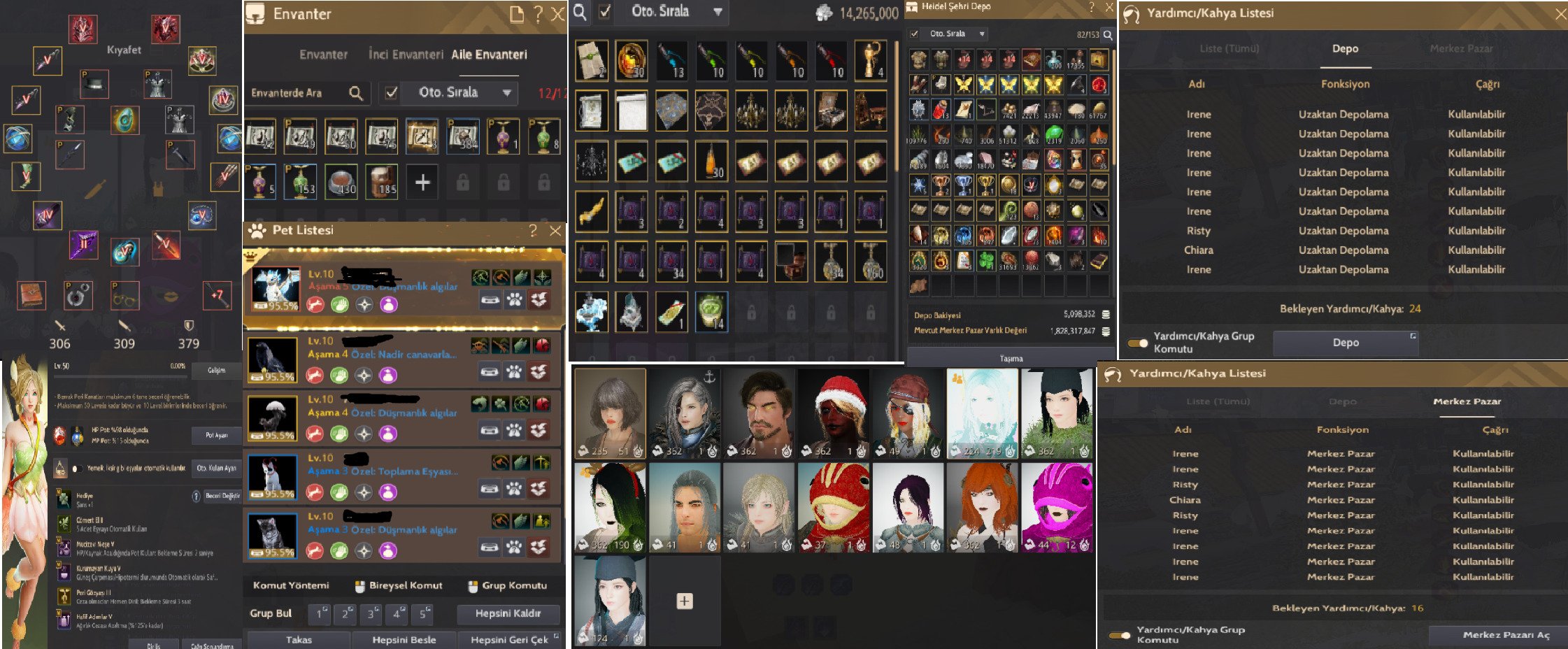 Black Desert Online Türkiye/MENA Bölgesi 686 GS Nouver Client hesap