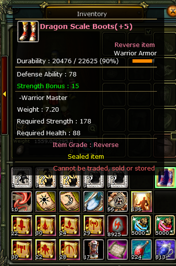 Knight Online Sirius 83/6 DRAGON BOT 8 (NO TRADE ) 592K NP KARUS WAR