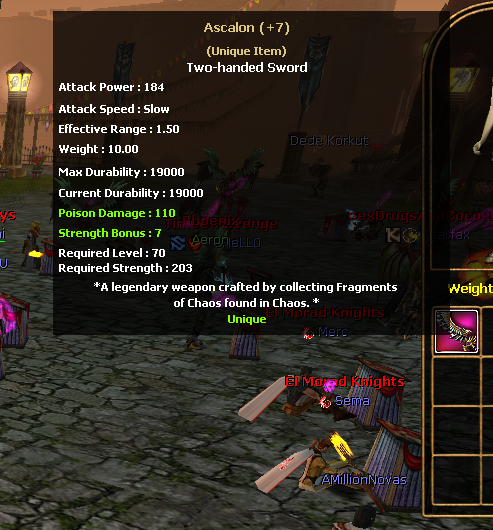 Knight PVP ProfessionalKO Ascalon 7