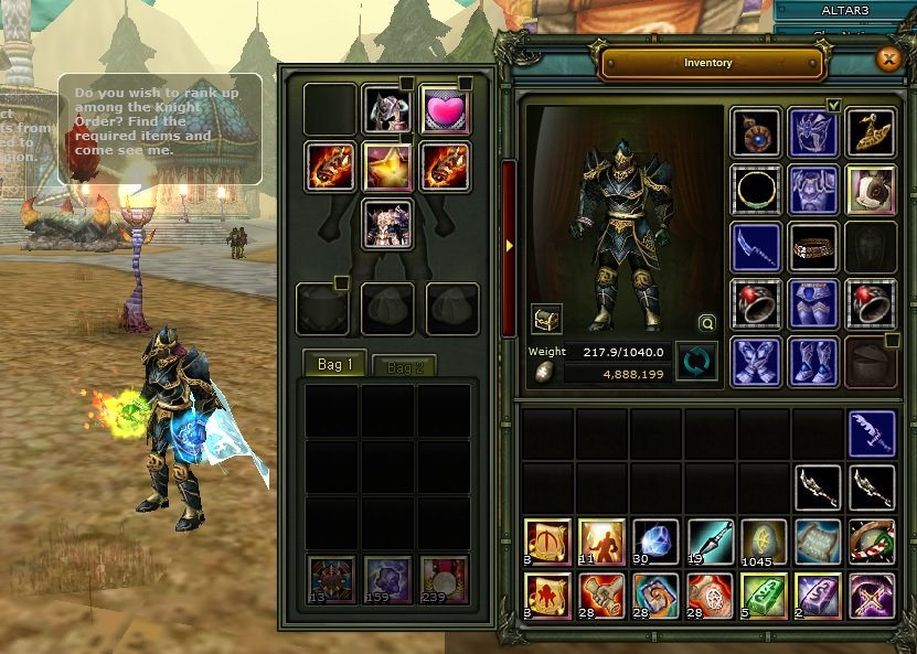 Knight Online Altar 8 FLAME SHARD VE 1 REB MYTHRİL SETLİ (CZ QUEST) K