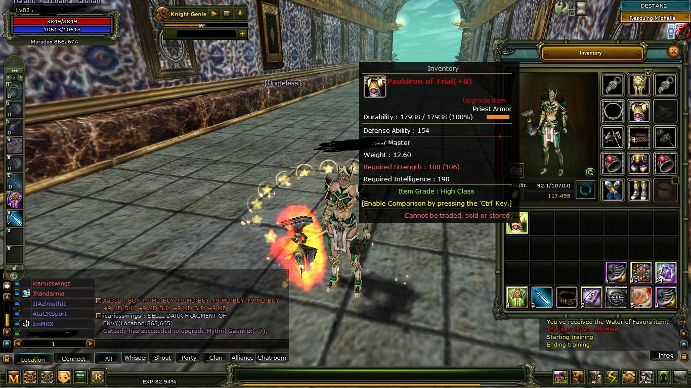 Knight Online Destan 83 lvl human priest