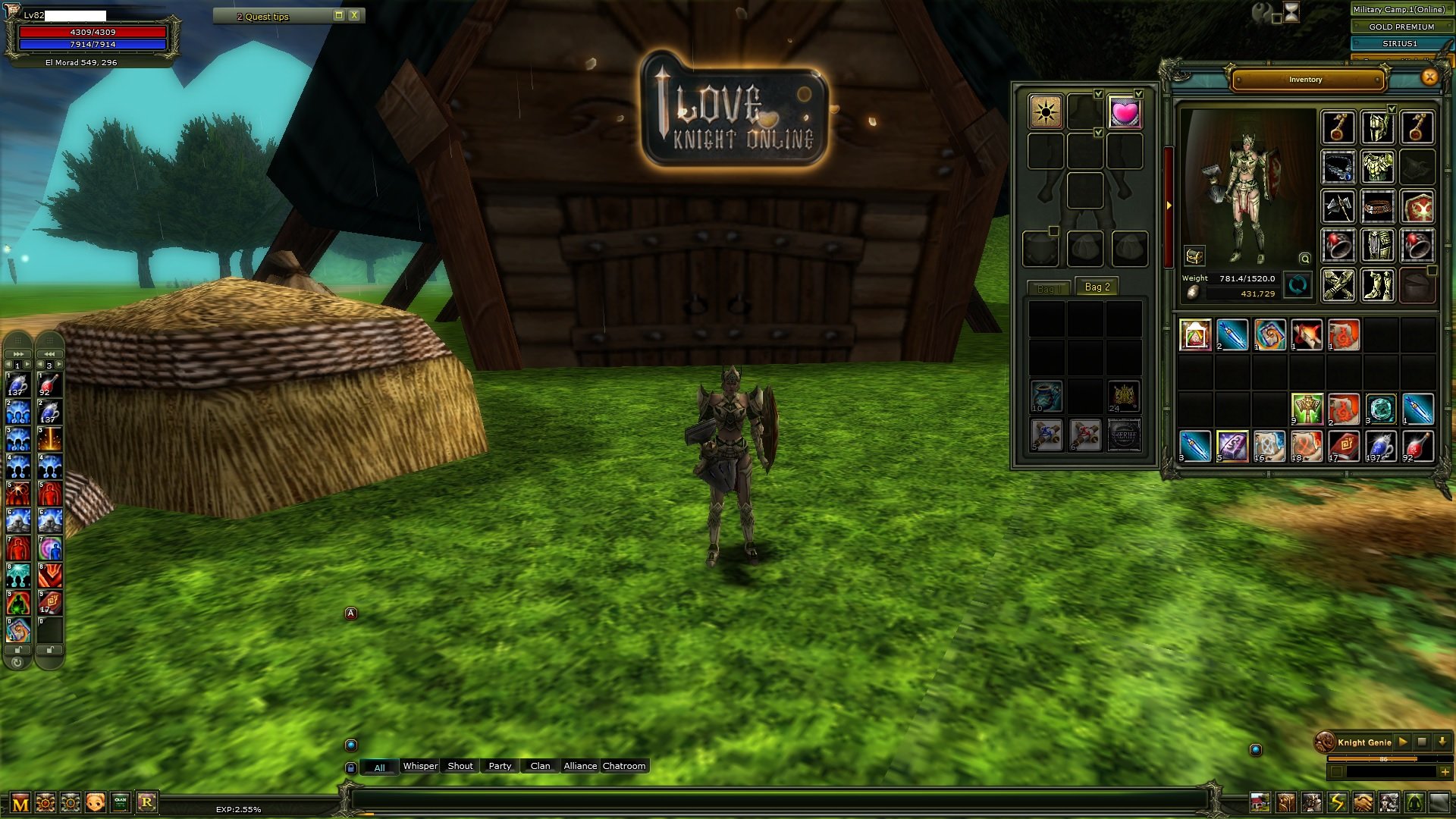 Knight Online Sirius 82 lvl Human Priest