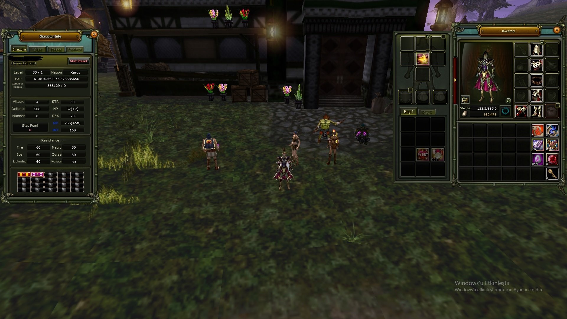 Knight Online Vega 83/1 Karus mage full görev full skilll