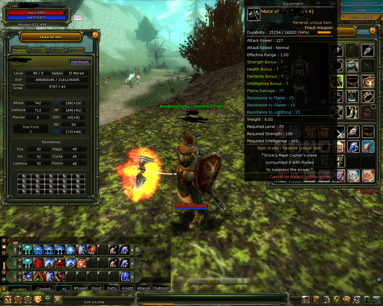 Knight Online Dryads 4 REBİRTH QUEST MACE PRİEST YAN CHAR 7 FSLİ ROGU