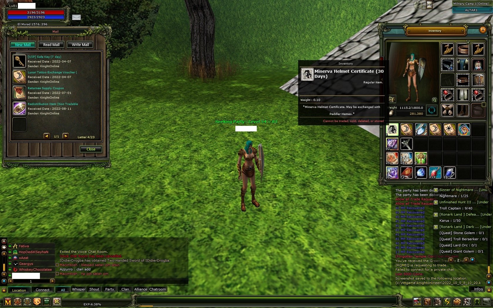 Knight Online Altar human priest