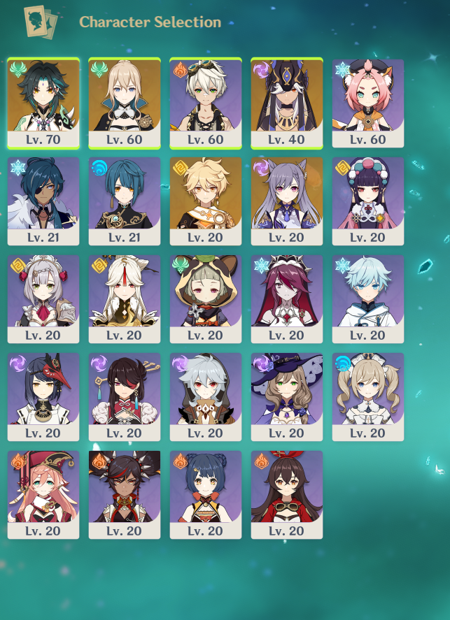 Genshin Impact Europe C2 Xiao Cyno AR42