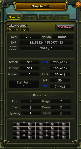 Knight Online Felis 70 Questli Priest