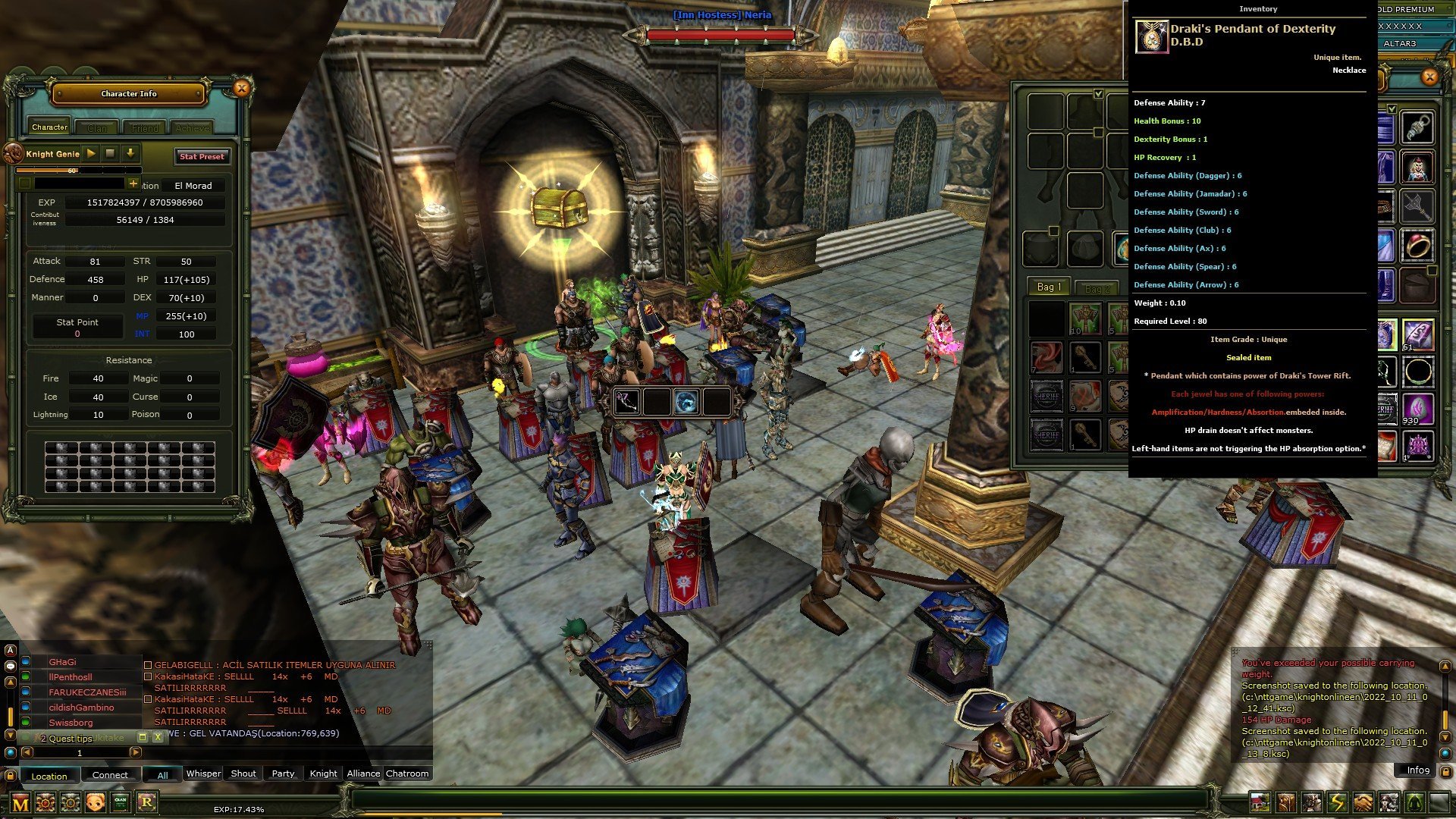 Knight Online Altar 83 PAPER TP MAGE