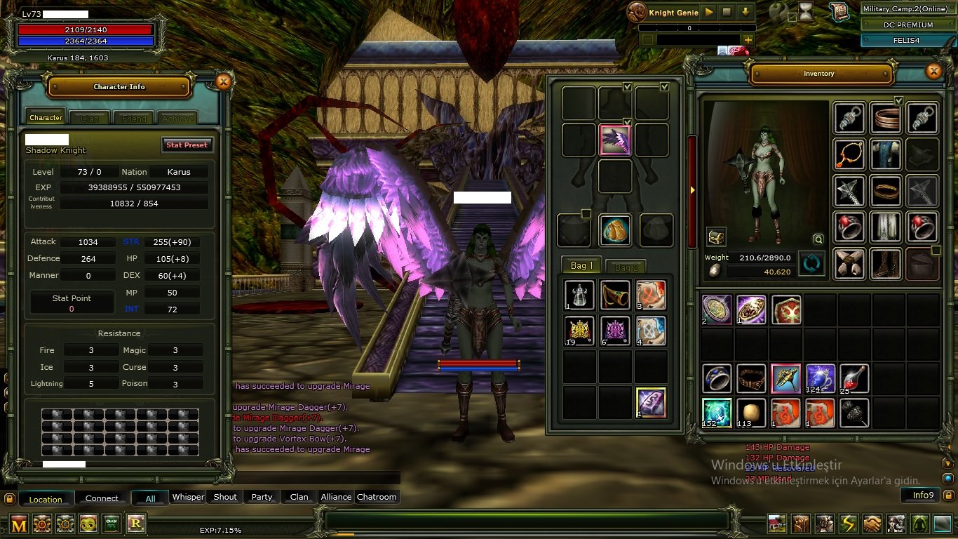 Knight Online Felis Felis DC Pre 73 Priest Large Breaker(Mp rec) Farm