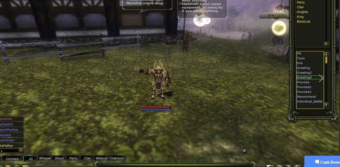 Knight Online Destan 83/3 100 def acık Gold Star'lı Berserker war