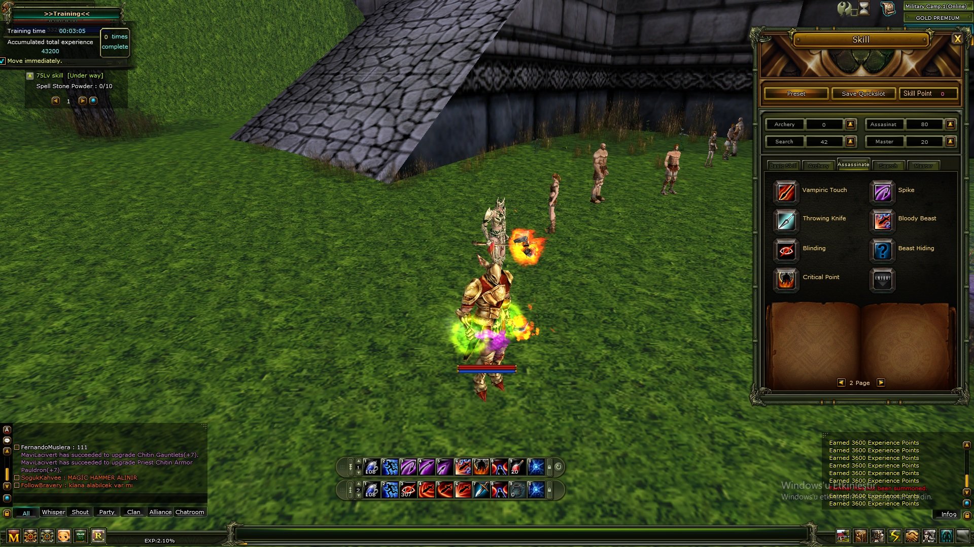 Knight Online Pandora 80 Level 7 FS'li Rogue