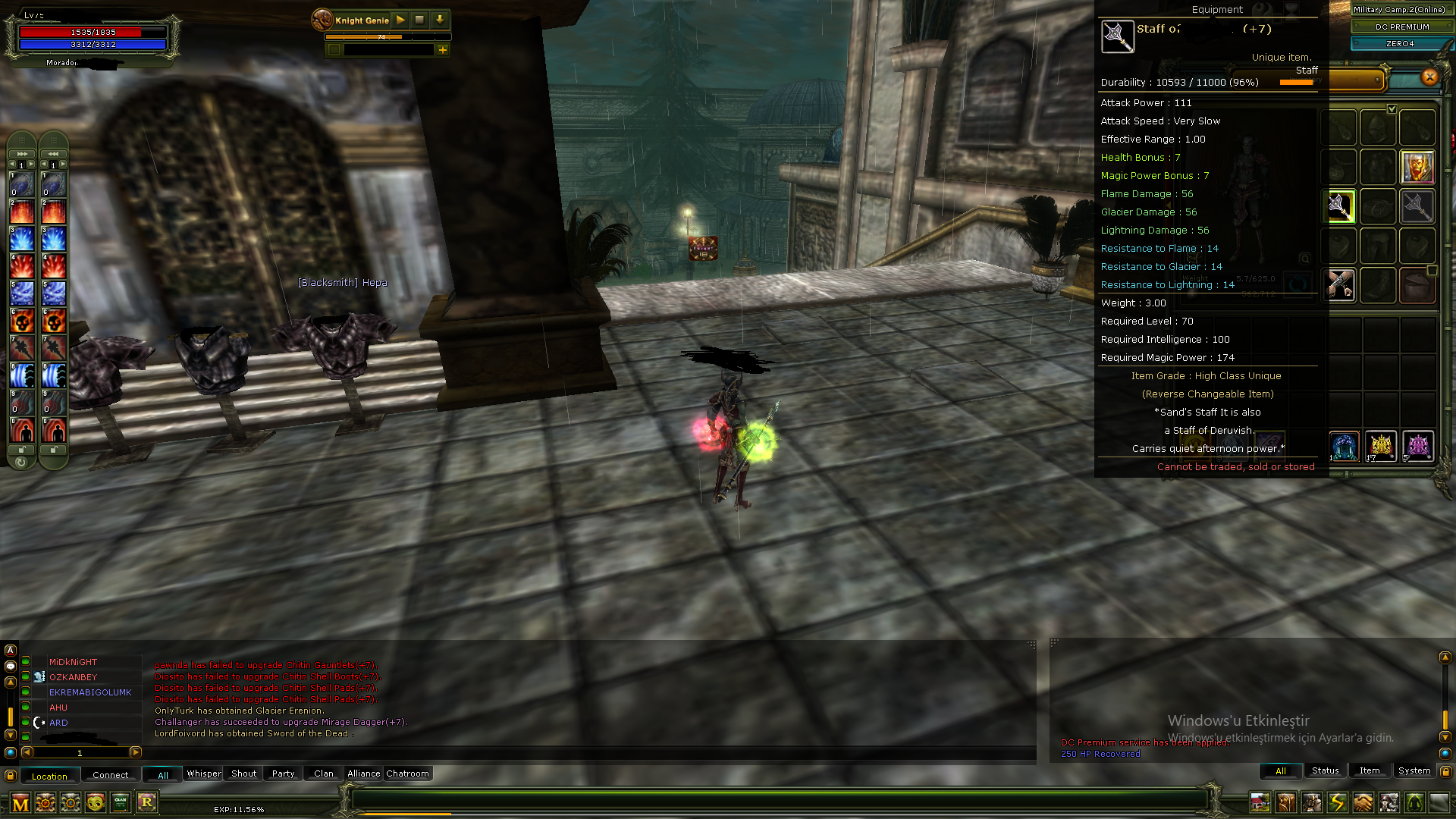 Knight Online Zero 7 QUEST STAFLI 75 LEVEL MAGE