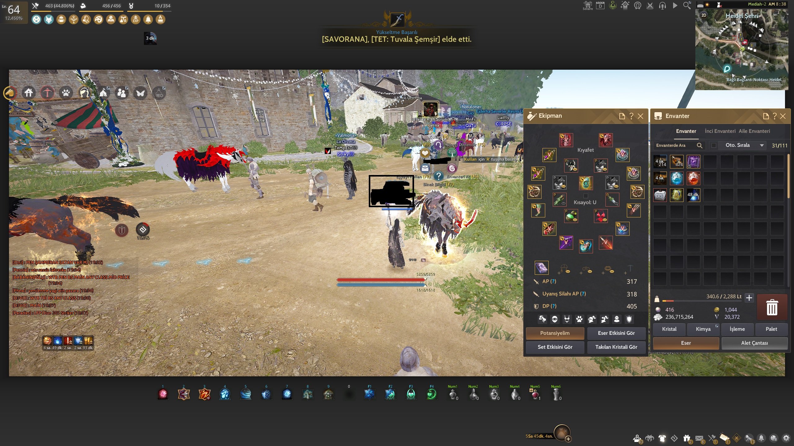 Black Desert Online Türkiye/MENA Bölgesi 723 GS Witch 3 Pen İsabet Ta